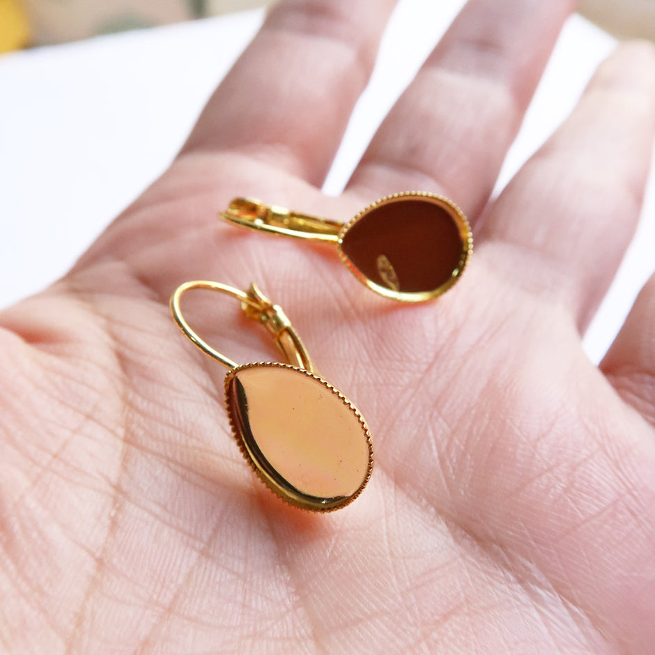 Cabochon Earring Base | ClartStudios